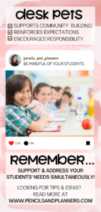 Desk Pet Ideas: Your #1 List for Desk Pets in the Classroom - Pencils ...